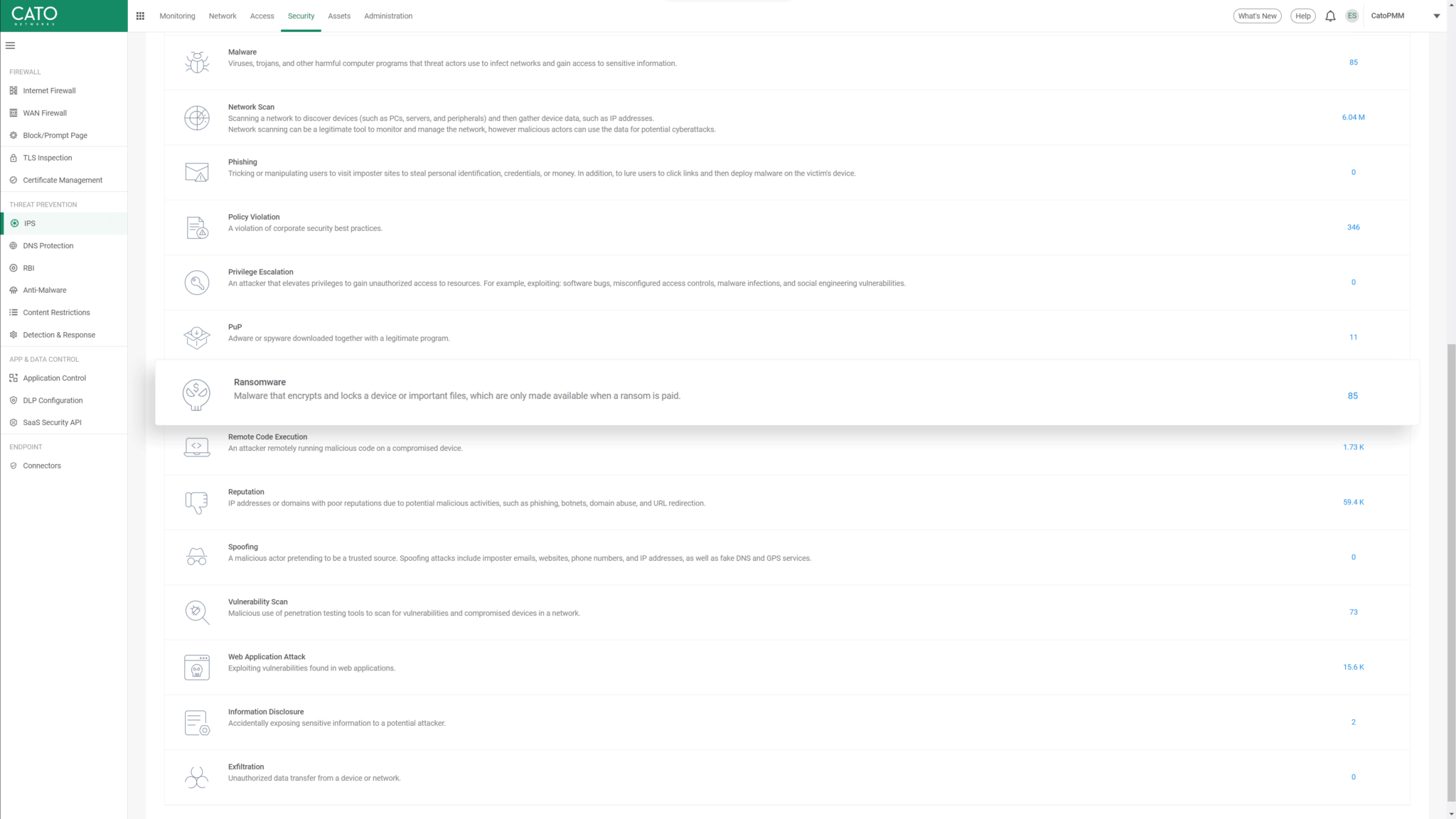 Intrusion Prevention System (IPS) | Cato Networks