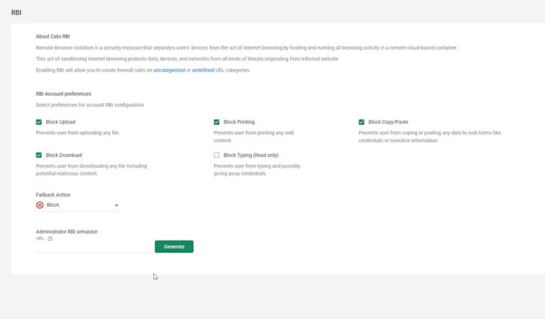 Remote Browser Isolation (RBI) | Cato Networks