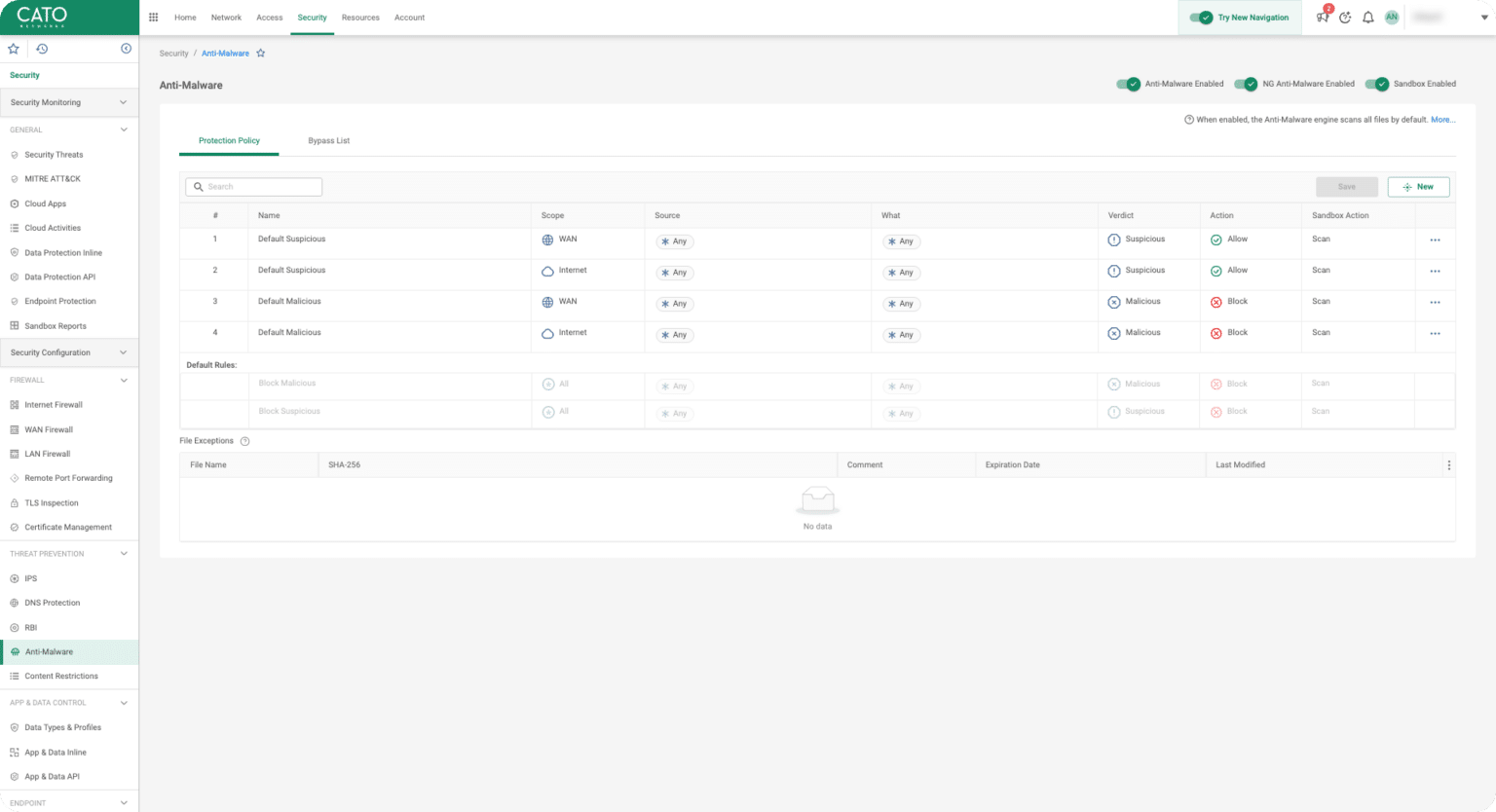 Cato Malware Prevention | Cato Networks