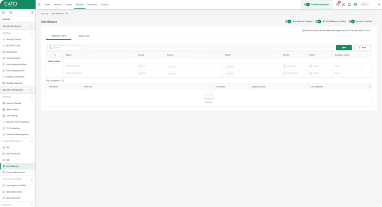 Cato Malware Prevention | Cato Networks