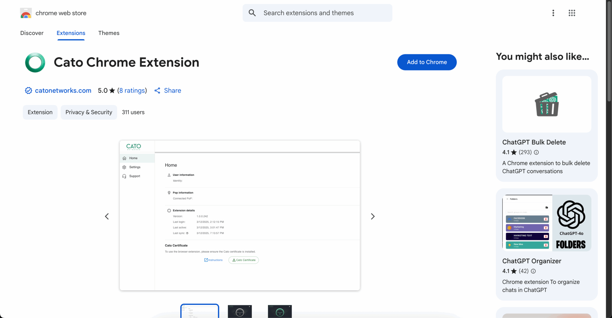 Cato Browser Extension | Cato Networks